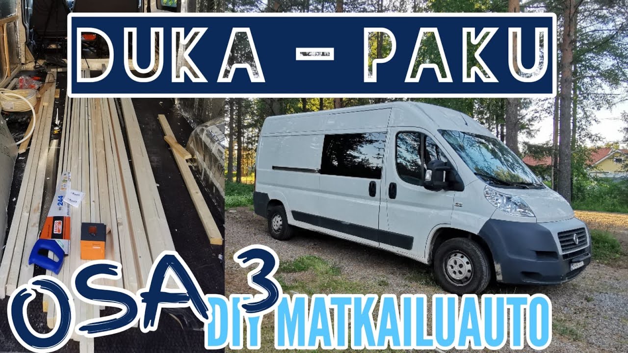 DUKA-BUILD OSA 3 | SEINIEN RIMOITUS + SÄHKÖJOHTOJEN SUOJAPUTKET| DIY MATKAILUAUTO - YouTube
