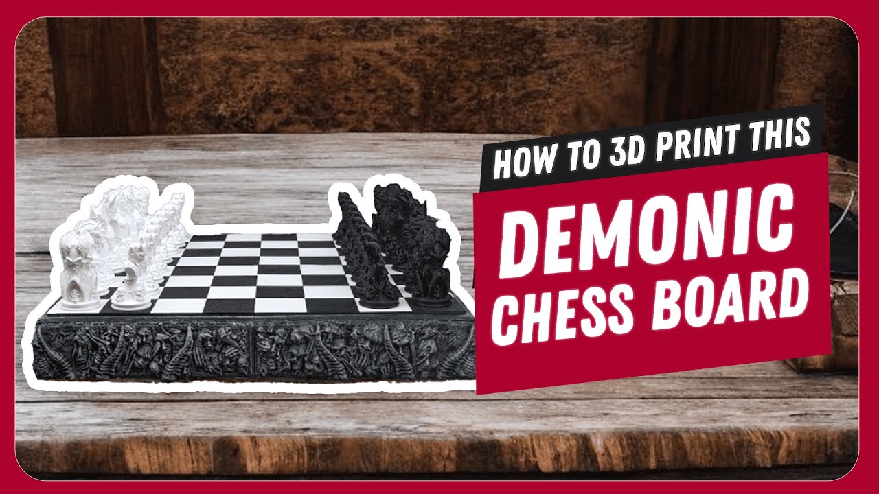 How to slice: Demon Chess Board - YouTube