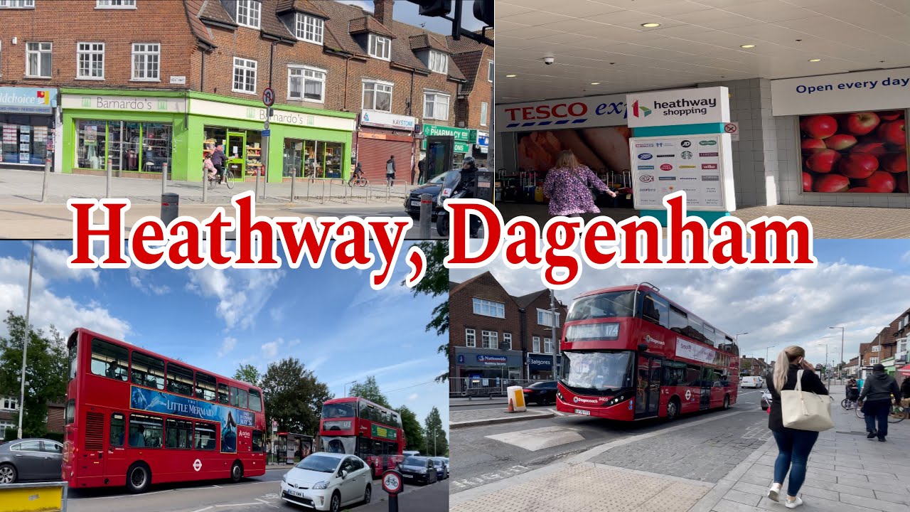Walking in Dagenham Heathway London 2023 | East London |Heathway ...