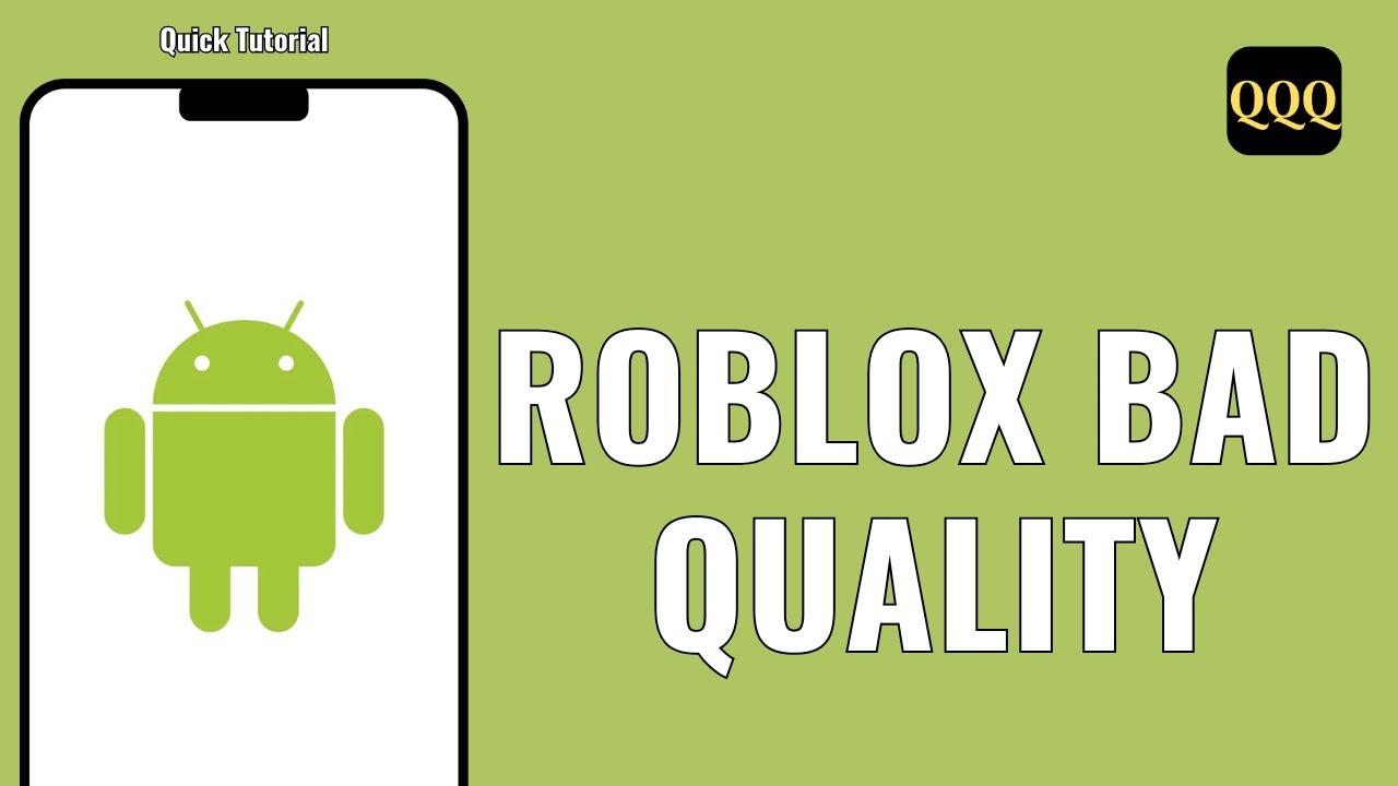 How to fix Roblox bad quality on Android + blurry clothes - YouTube