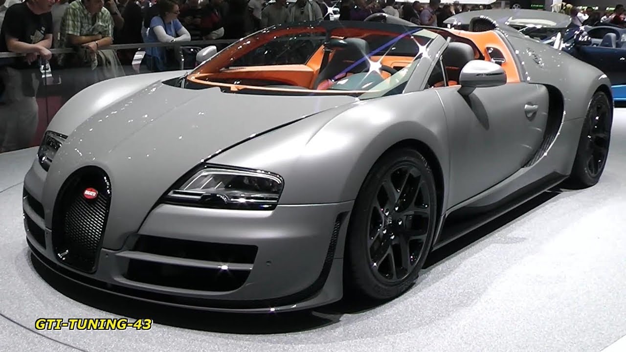 Matte Grey Bugatti Veyron Vitesse - Geneva Motor Show 2012 - YouTube