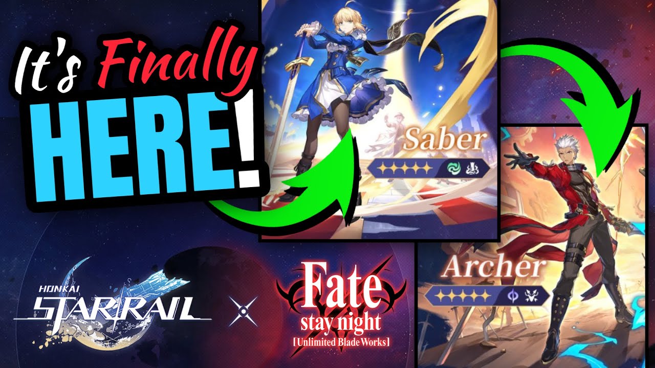 What Will SABER & ARCHER Do? (Fate Collab Discussion) | Honkai Star ...