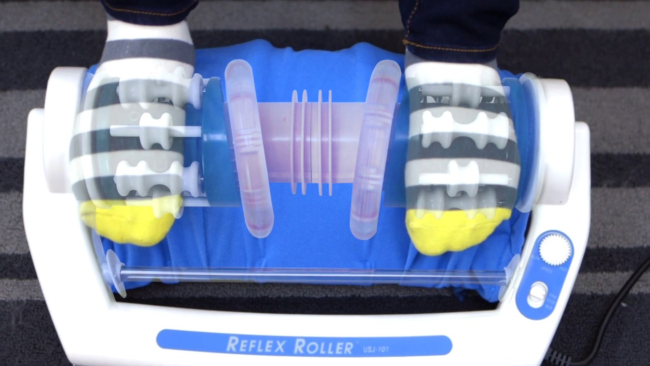 [2019 Model] Daiwa Felicity Electric Shiatsu Foot Roller Reflex Roller ...