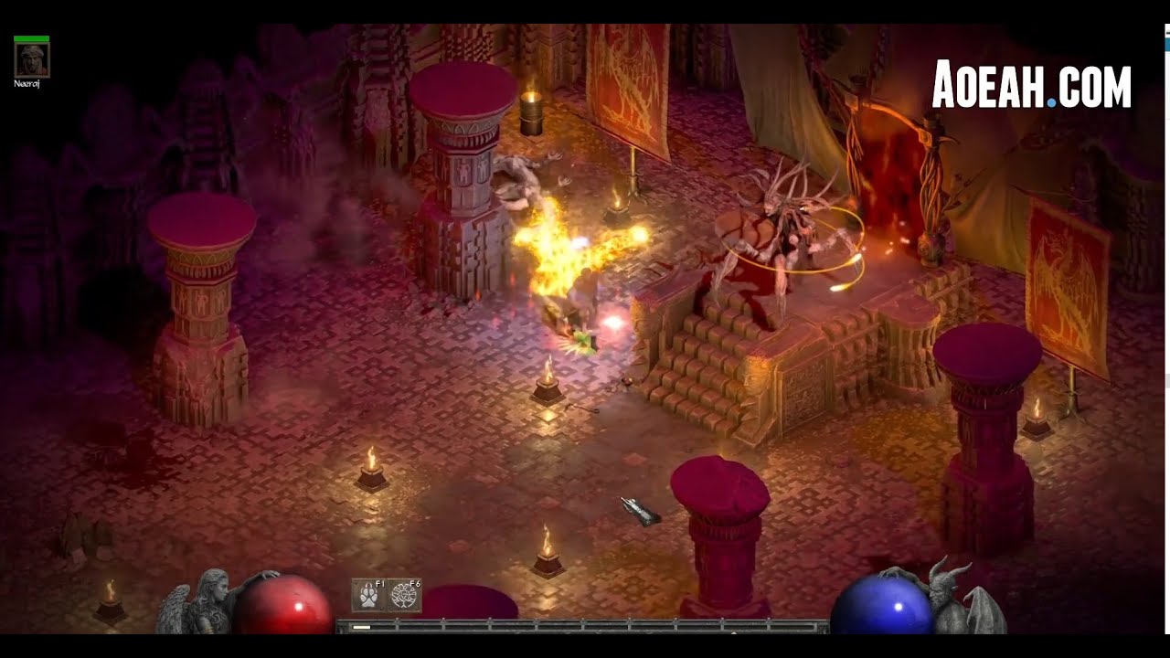 D2R Shapeshift Druid Against Baal Minions Boost by Terror Areas in ...