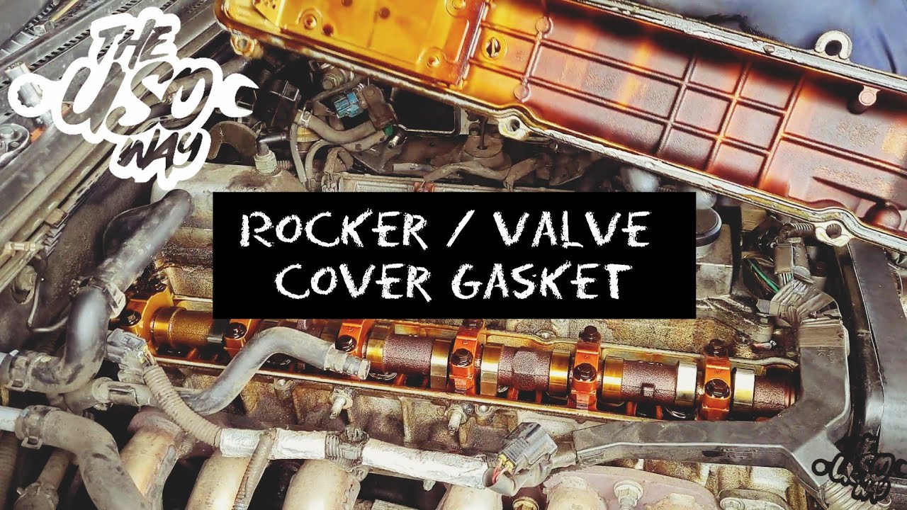 DIY VALVE / ROCKER COVER GASKET REPLACEMEMT " THEUSOWAY " - YouTube