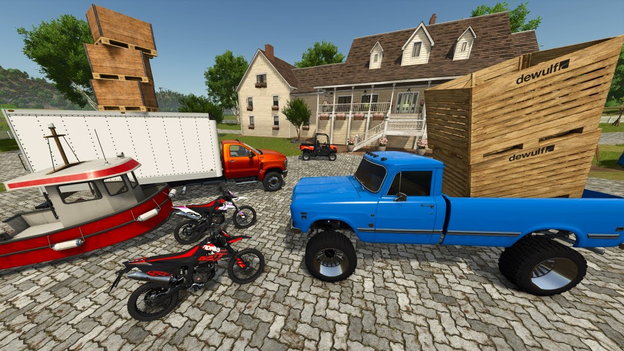Delivering Games and ATVs for Millionaire | Farming Simulator 25 - YouTube