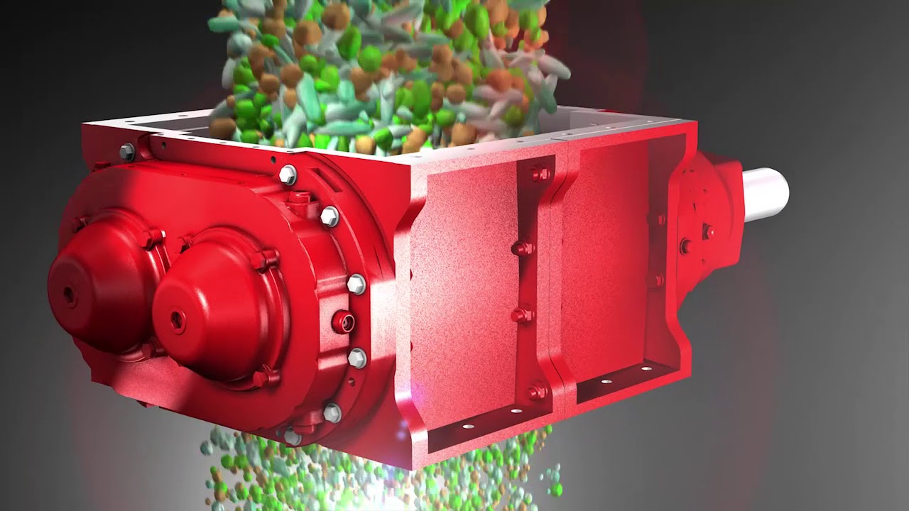 Vogelsang XRipper XRL - twin-shaft grinder - YouTube