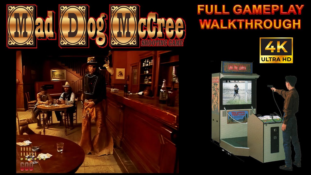 Mad Dog McCree Arcade végigjátszás 4K | 1990 - YouTube