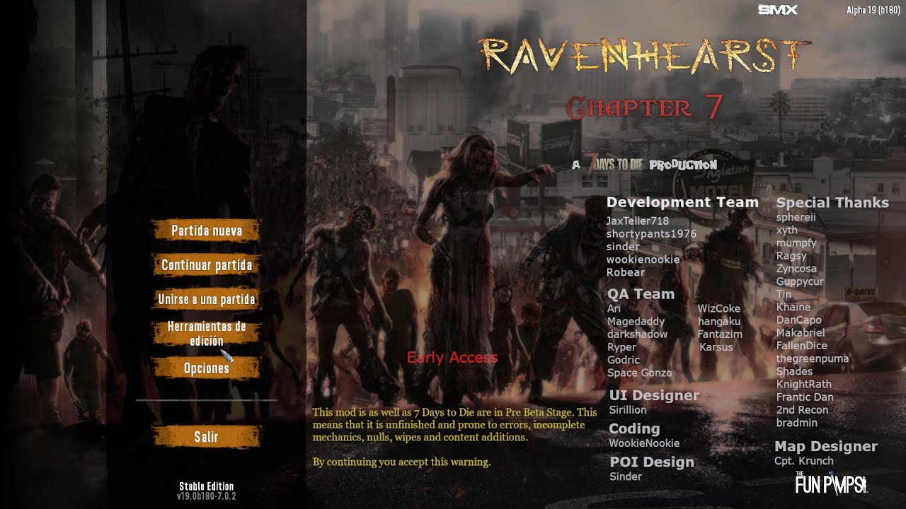 Ravenhearst Mod Cap 1 Y Vuelta A Empezar Gameplay Español 7 Days To Die