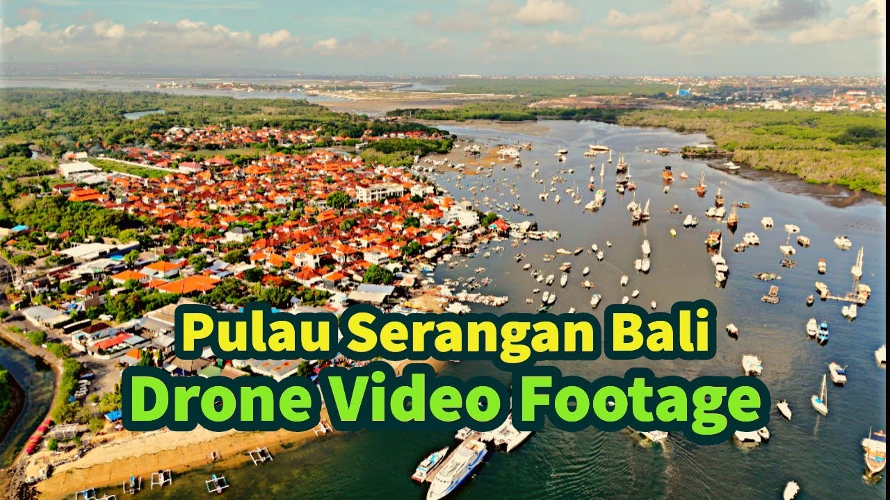 Pulau Serangan Bali Drone Video Footage 4k - YouTube
