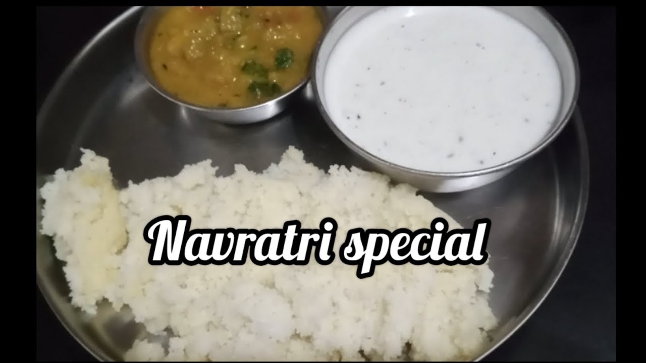 happy navratri to all!!!navratri special basic thali recipe is here ...