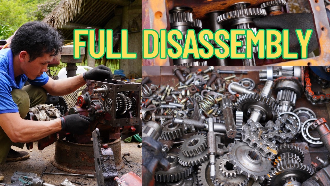 Farm Tractor Engine Block Swap | P1: Full Disassembly Process - YouTube