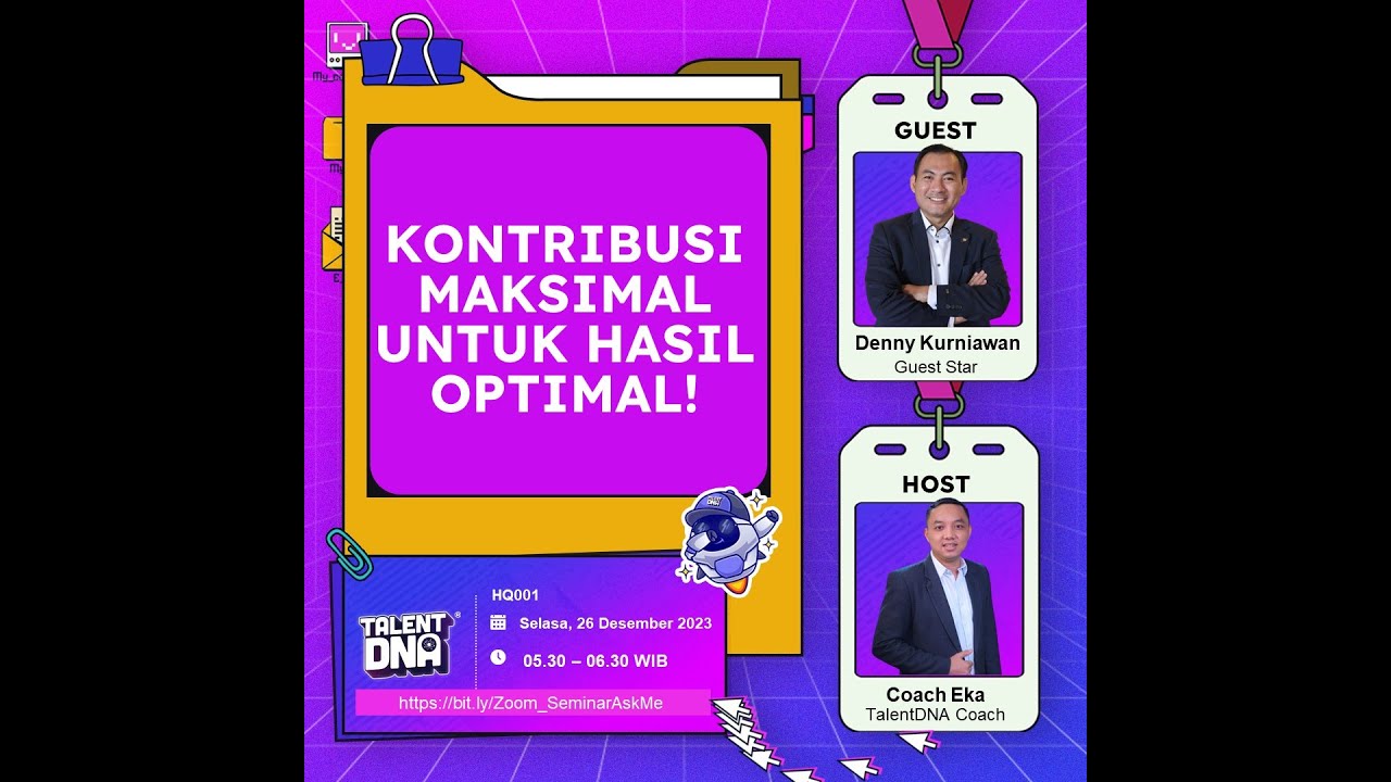 Kontribusi Maksimal Untuk Hasil Optimal! #askmetalentdna - YouTube