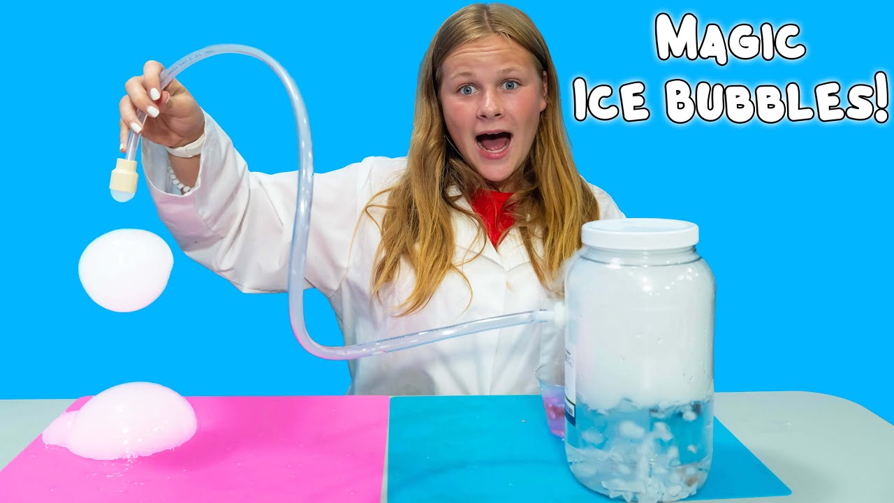 Assistant Demonstrates Orbeez and Dry Ice Science Experiments - YouTube