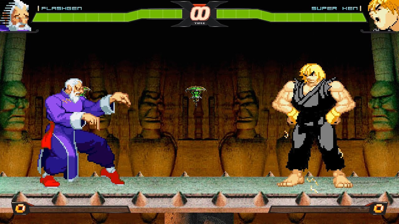 MUGEN - Flash Gen vs. Super Ken - Download - YouTube