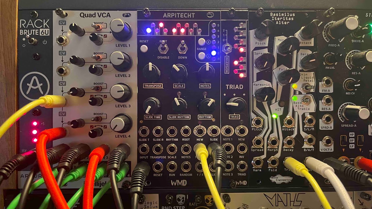 WMD Arpitecht Rhythm Demo - YouTube