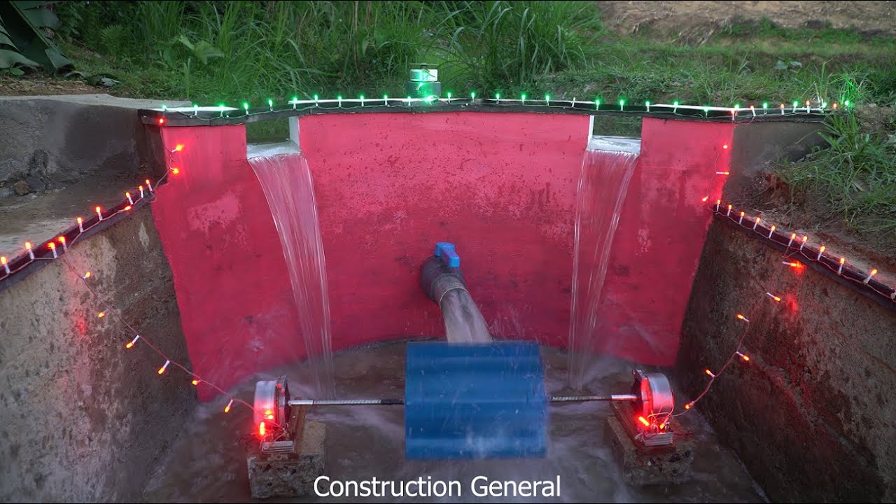 Build mini hydroelectricity with three powerful units | Free clean ...