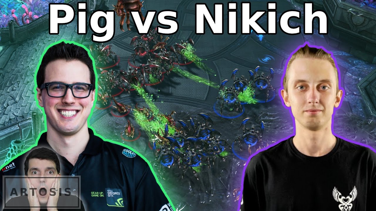 Crazy Caster! - Pig vs Nikich - Bo3 - (StarCraft 2) - YouTube
