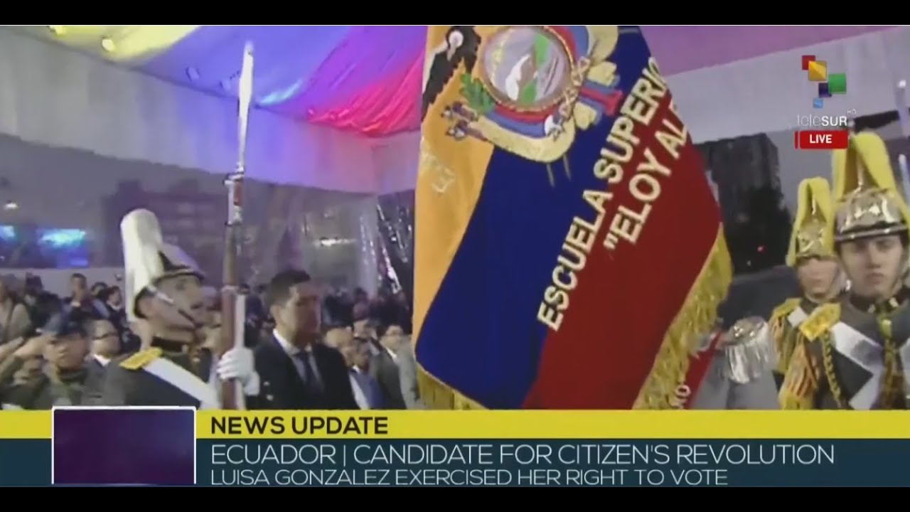 Citizen Revolution Party is emerging as a strong contender in Ecuador's elections - YouTube