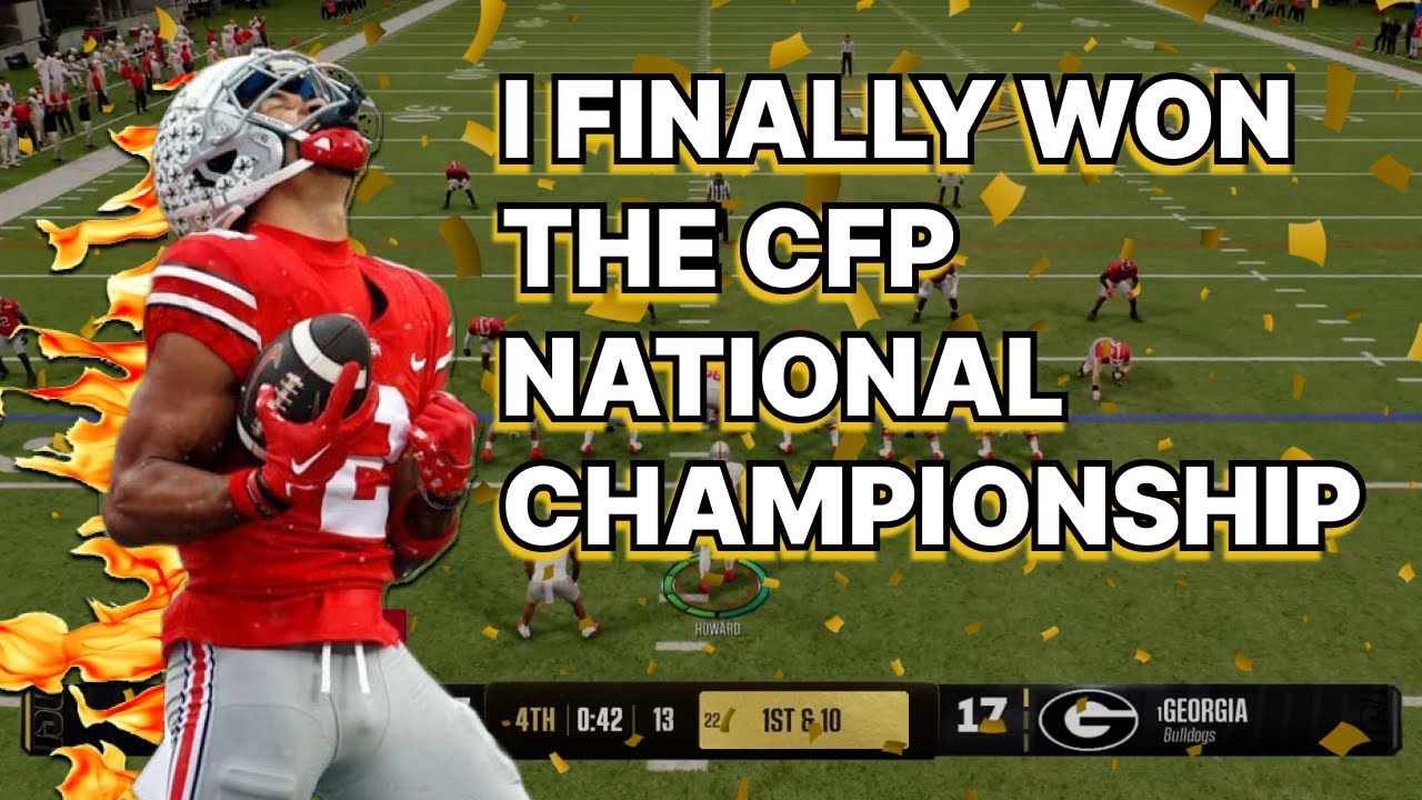I FINALLY won the CFP Championship | CFB 25 Online Gameplay - YouTube