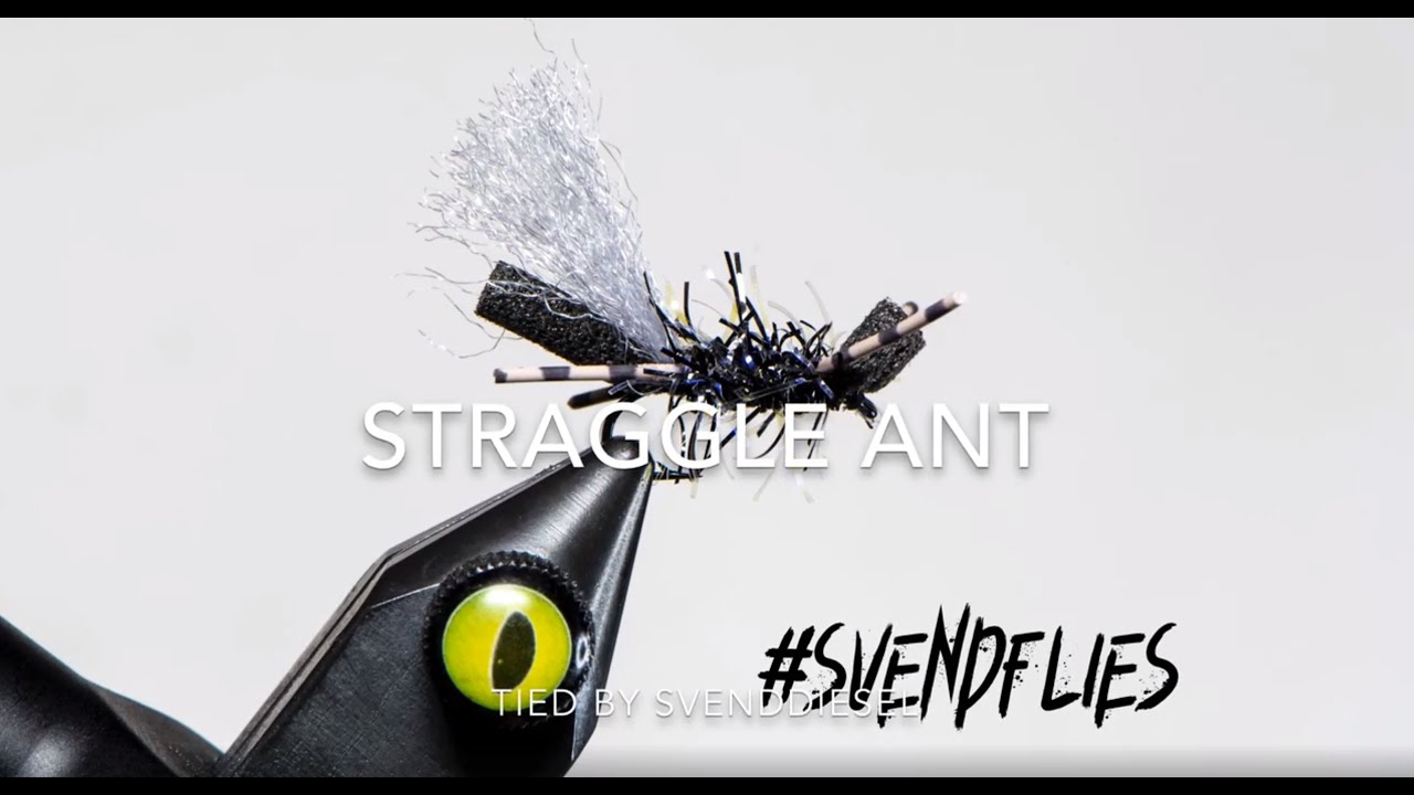 The Straggle Ant Fly Pattern Tutorial using Straggle String - YouTube