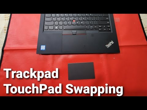 Trackpad TouchPad replacement on Lenovo Laptop X1 Carbon 9th Gen - Type 20UA