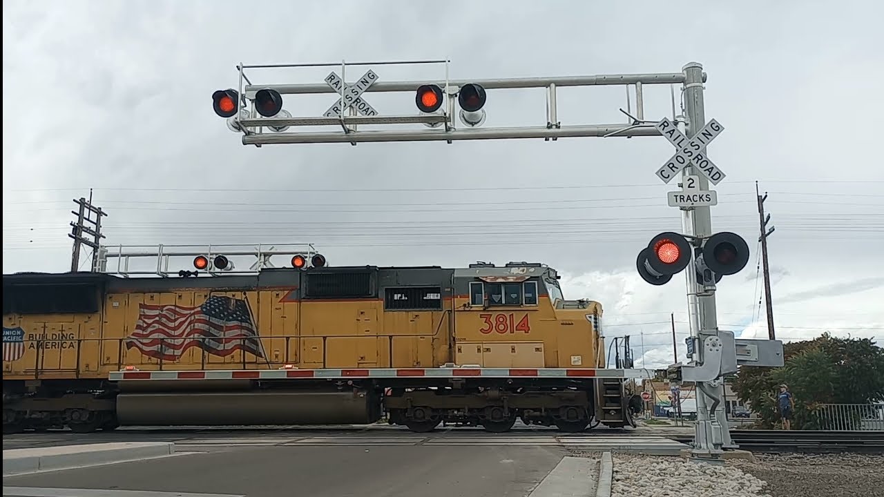NB Union Pacific Local Freight Train in Greeley Co! # ...