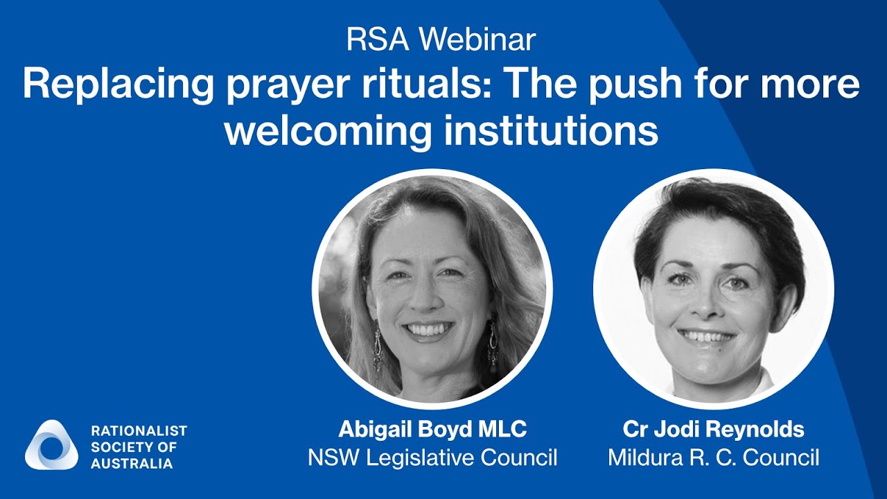 RSA Webinar: Replacing prayer rituals – The push for more welcoming ...