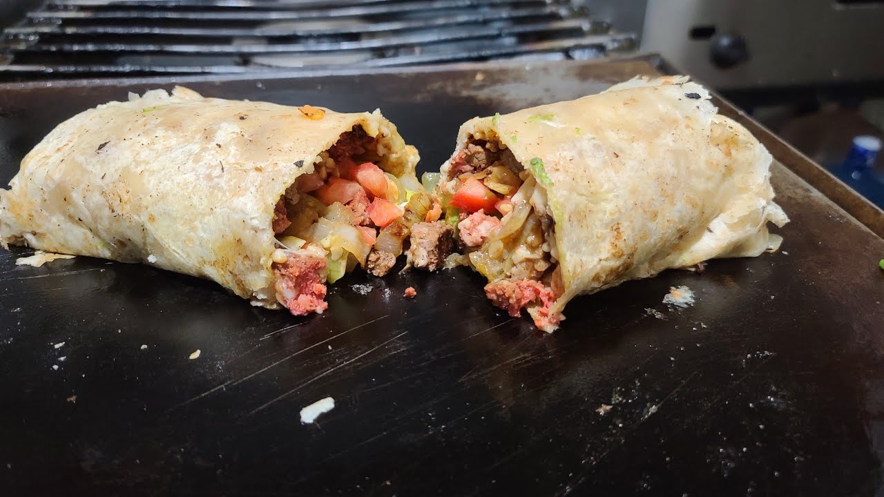 Como hacer un BURRO PERCHERON de Asada y Chorizo - YouTube