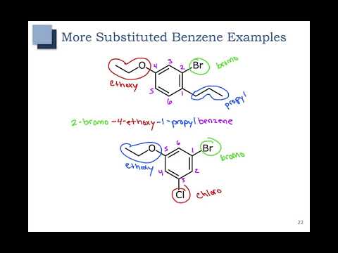Int B - Part 4 - Naming Benzene & Benzene Derivatives - YouTube
