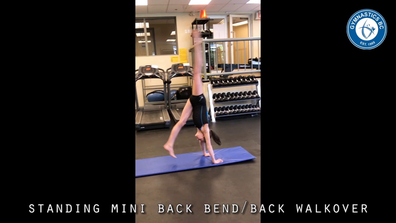 Standing Mini Back Bend/Back Walkover - YouTube