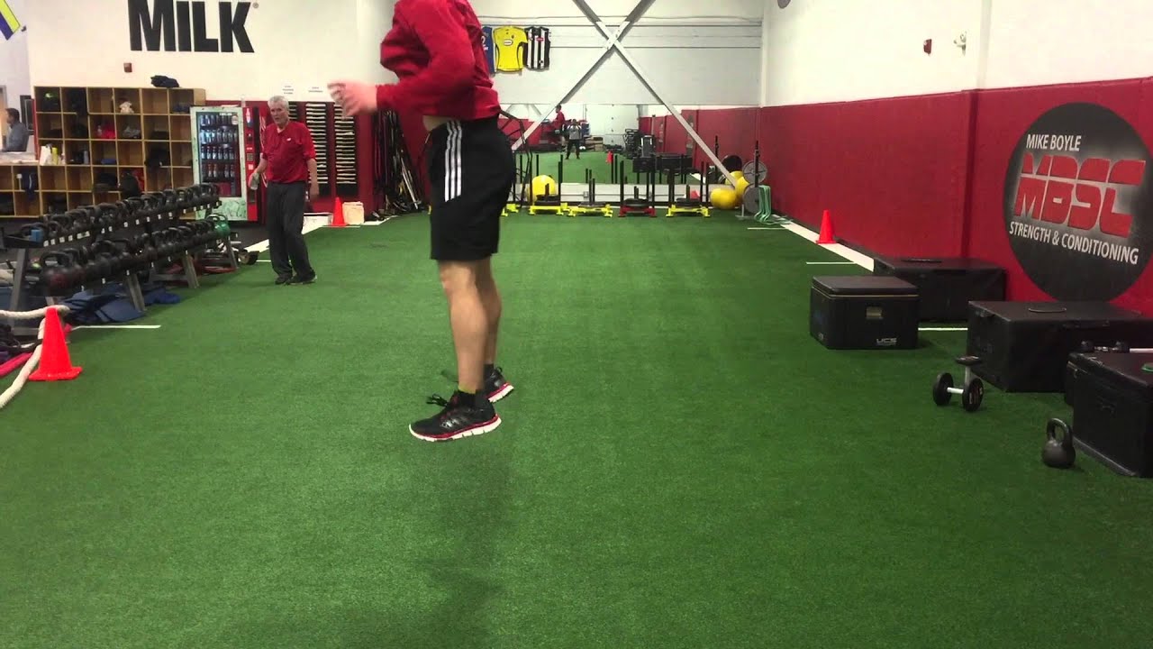 Jump Squat w/ stick - YouTube