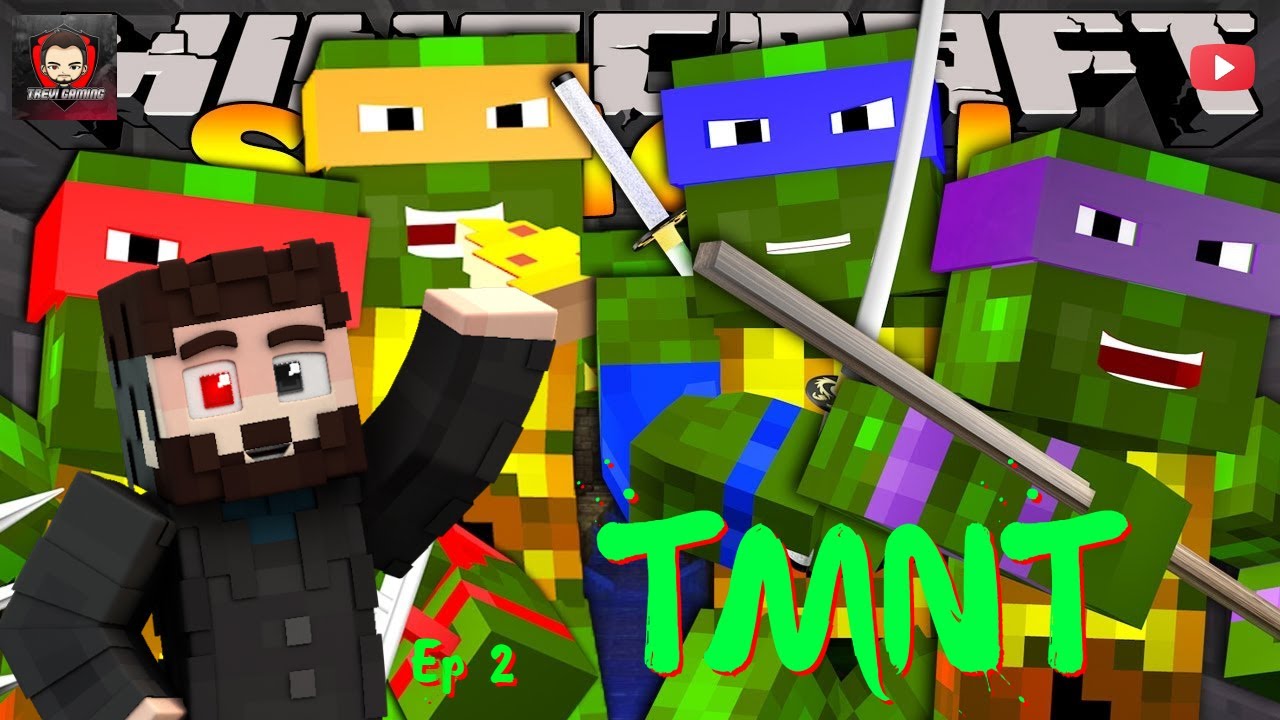 TMNT Adventure In The Minecraft Universe - YouTube