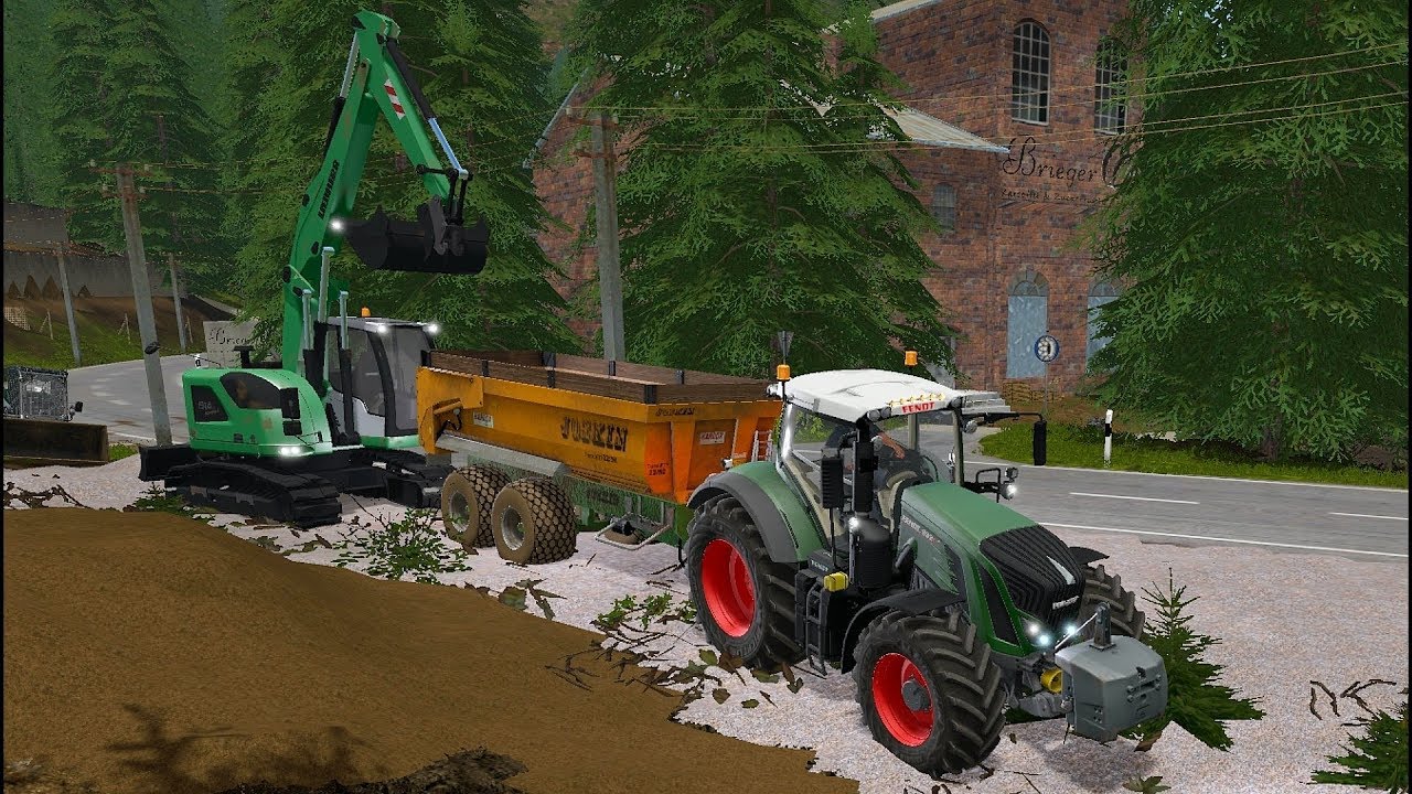 Farming Simulator 17 - Forestry and Farming on The Valley The Old Farm ...