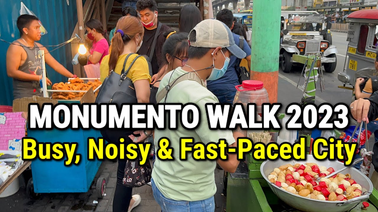 CALOOCAN CITY - Monumento Circle Walking Tour | Noisy & Fast-Paced Side ...
