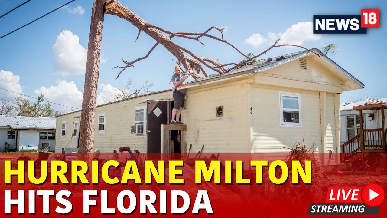 Milton Hurricane Live | Hurricane Milton Destroys Florida Live ...