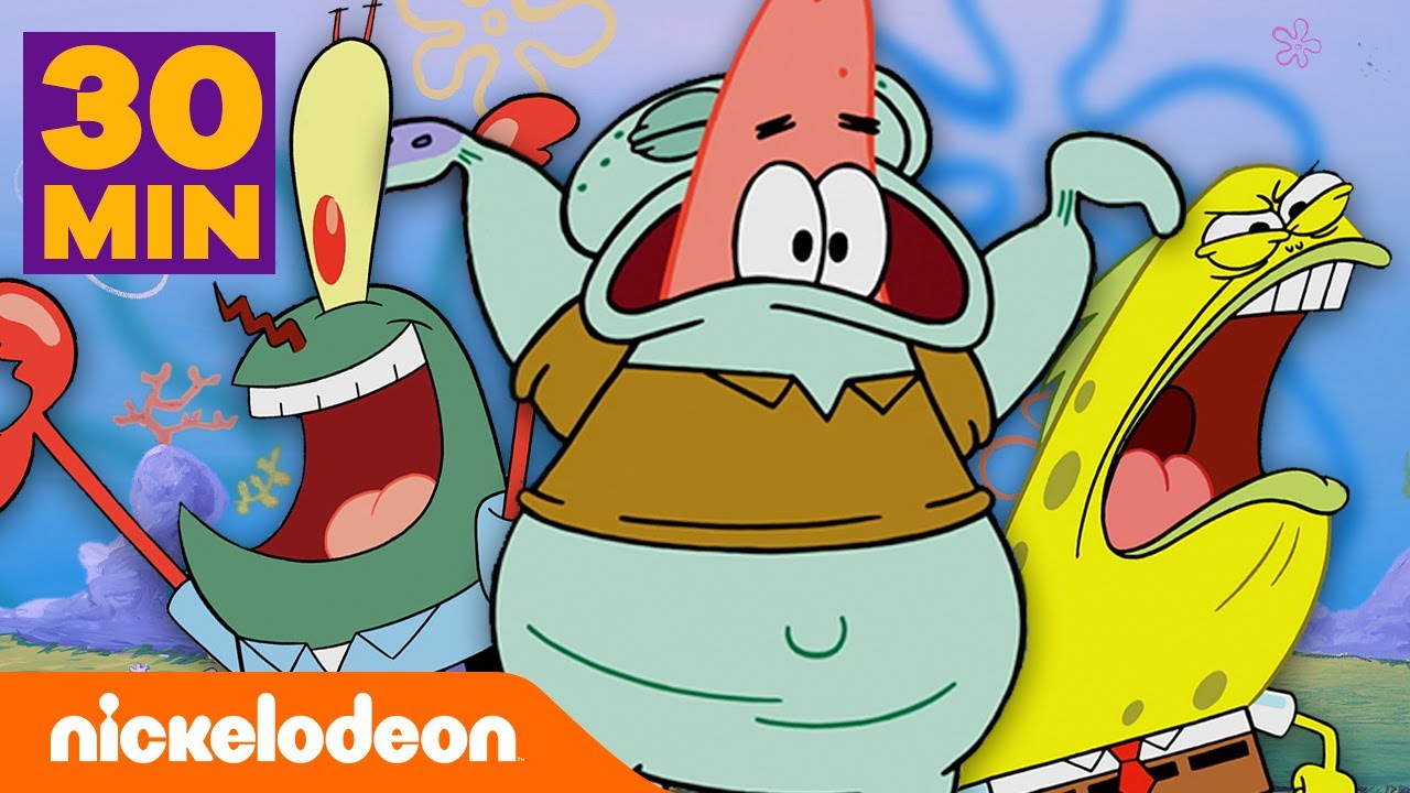 Bob l’éponge | Les moments d'échange de corps pendant 30 minutes ...