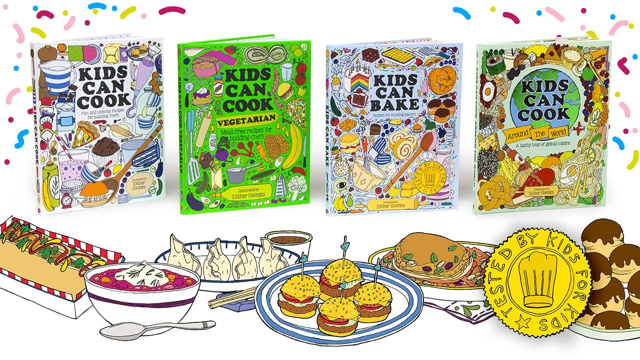 The Kids Can Cook Series by Button Books illustrated by Esther Coombs ...