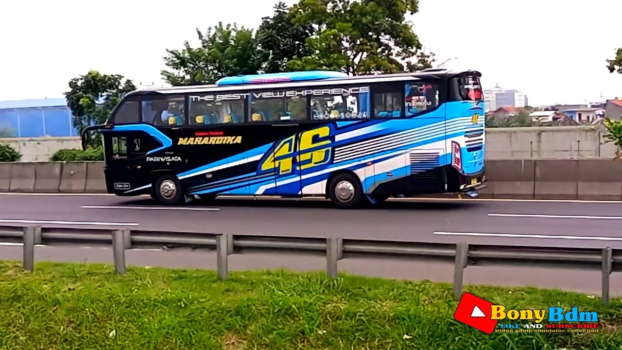 Bus banter jalur selatan | Hunting bus | Pesona bus indonesia - YouTube