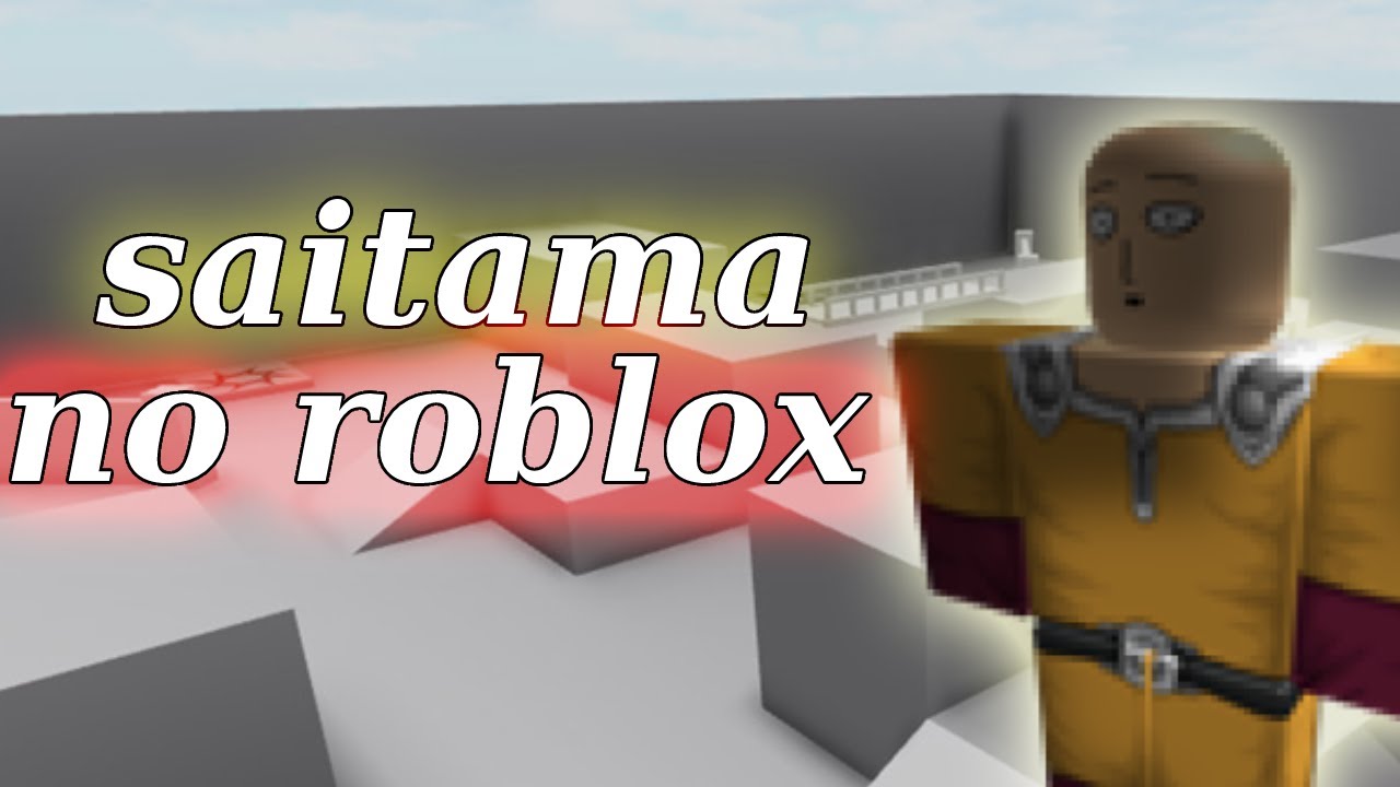 Virei o saitama NO ROBLOX - YouTube