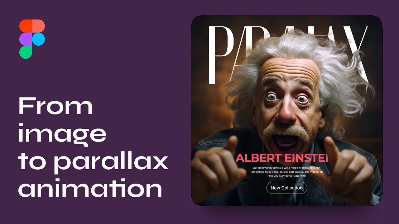 How to create a parallax animation using any image in Figma - YouTube