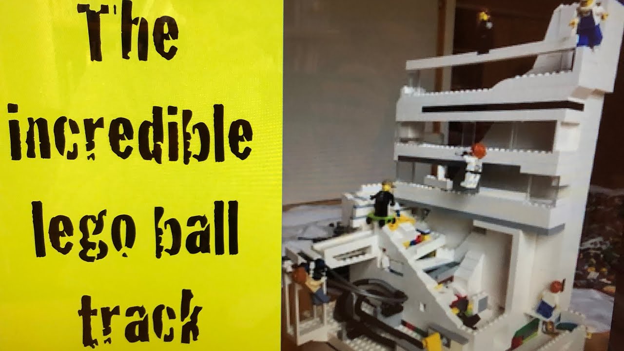 White lego track ball - YouTube