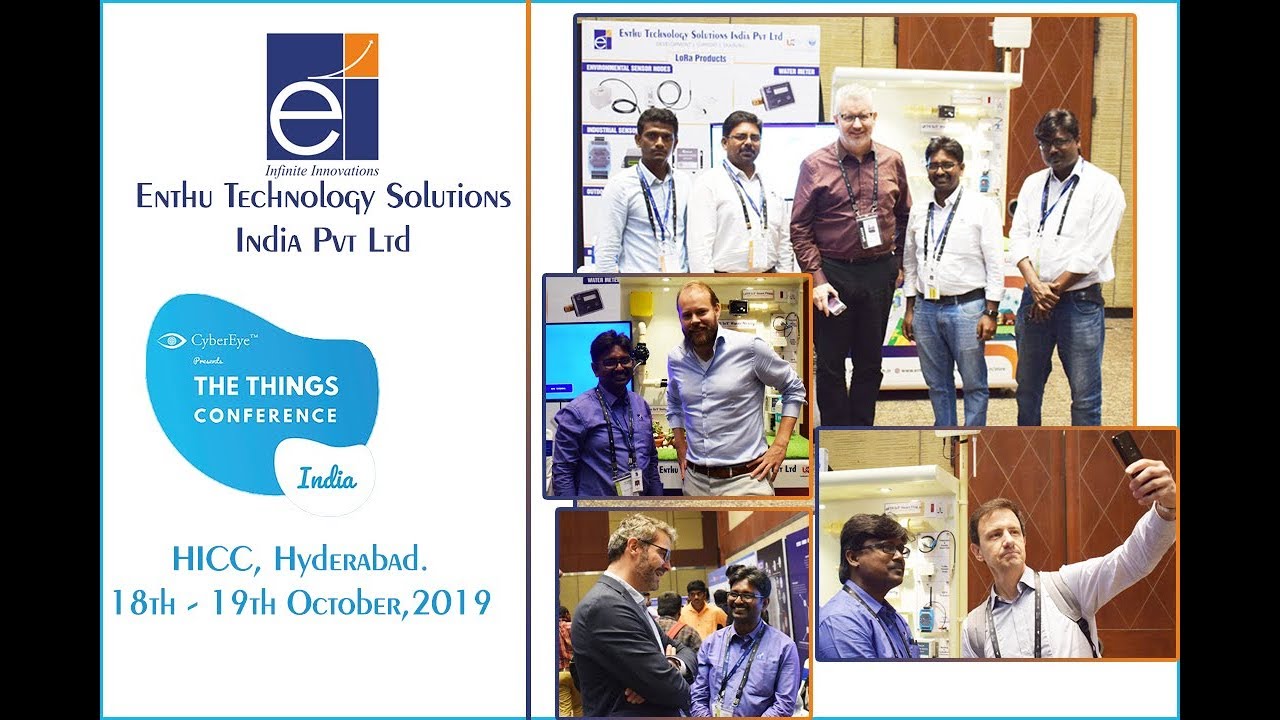 Enthu Technology Solutions Live LoRa Demo @ The things Conference in ...