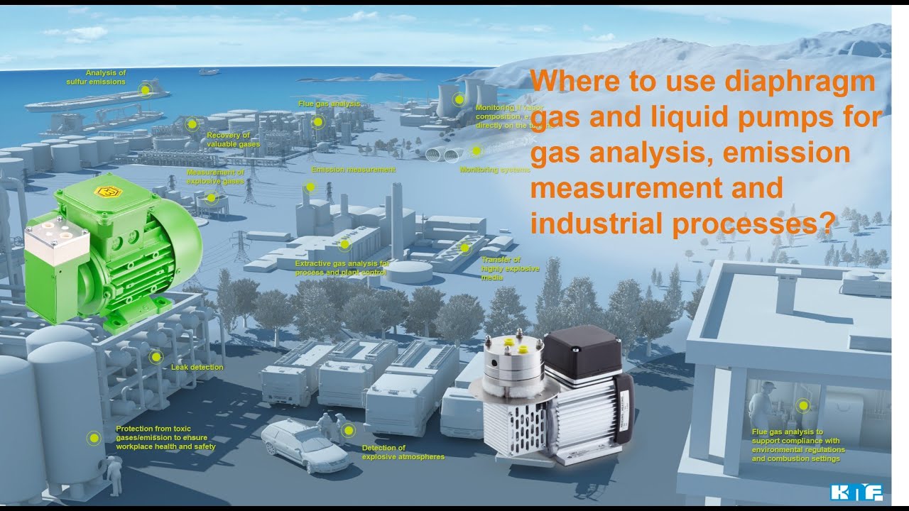 KNF | Where to use diaphragm pumps to be crucial for processing media ...
