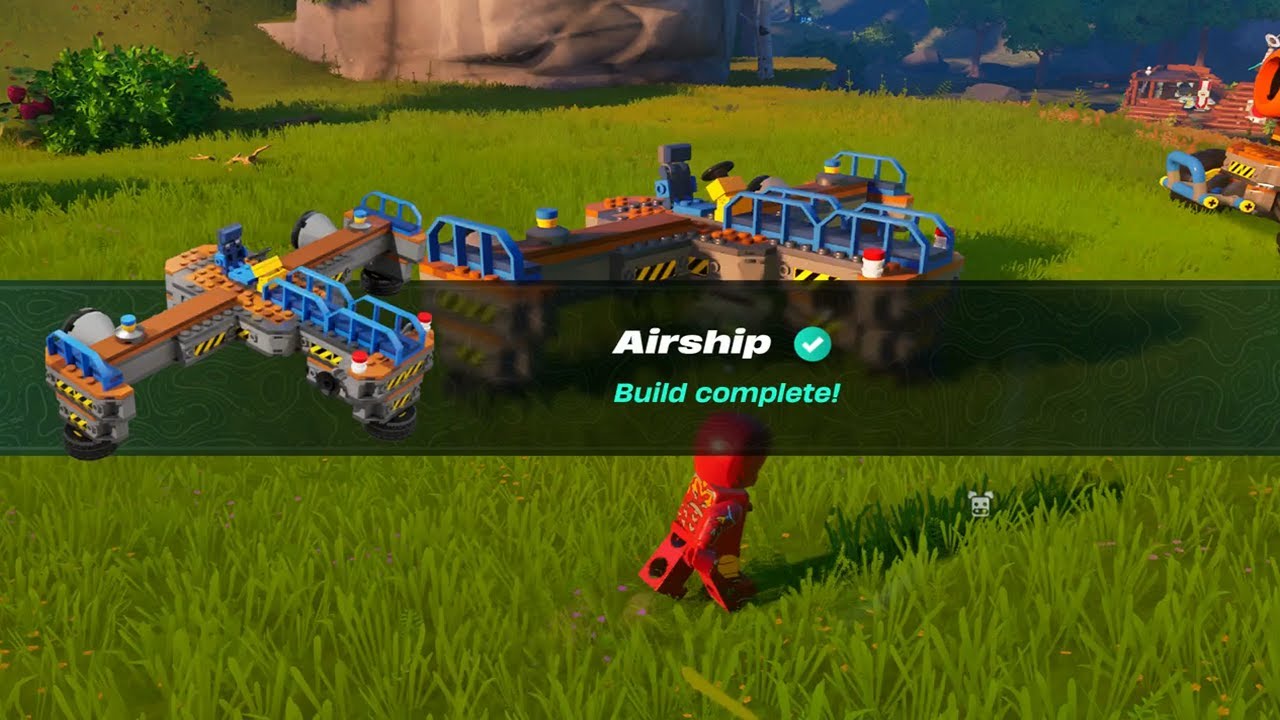 How to make the NEW AIRSHIP in LEGO Fortnite with TURNING and LANDING ...