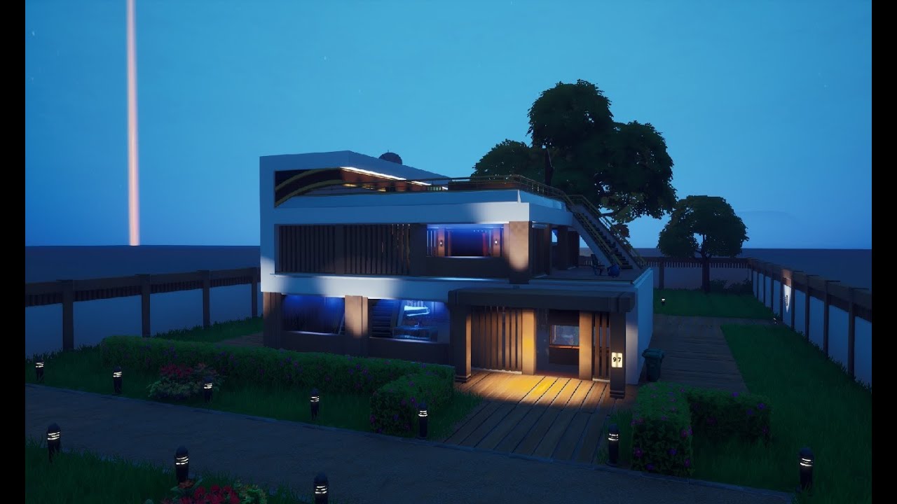 How to build a Modern House in Fortnite Creative - Turtorial ...