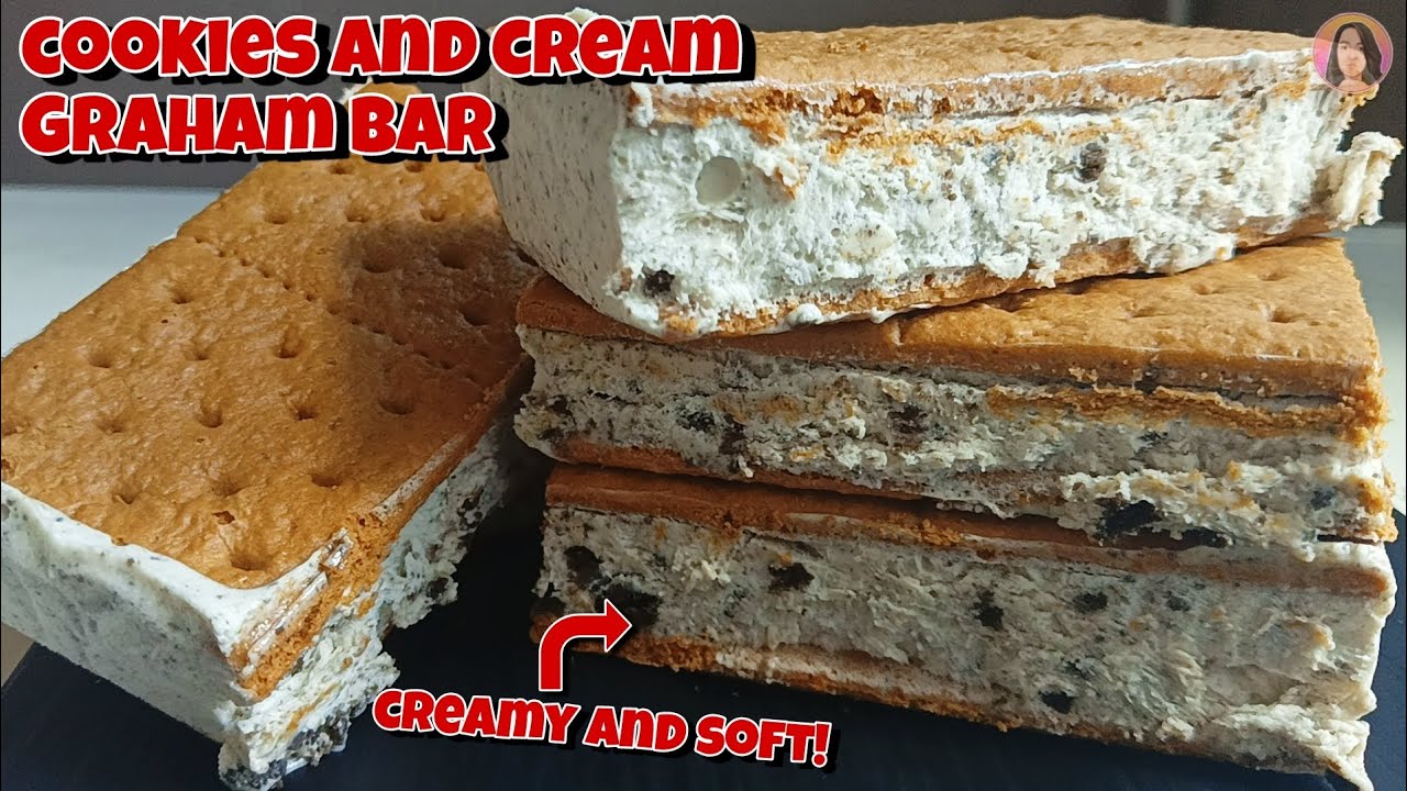 COOKIES AND CREAM GRAHAM BAR! TRENDING GRAHAM BAR RECIPE! GRAHAM BARS ...