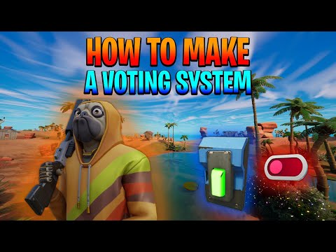 How To Make A Voting System In Fortnite Creative - YouTube