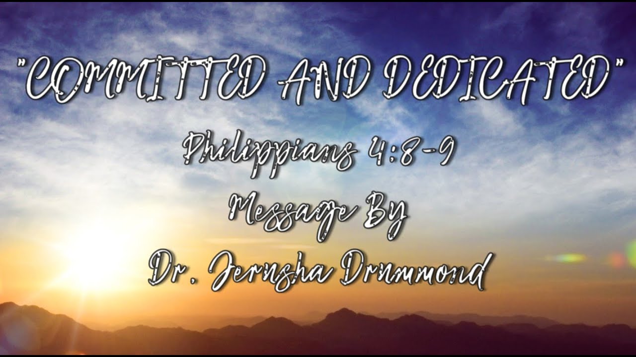 Committed and Dedication - YouTube