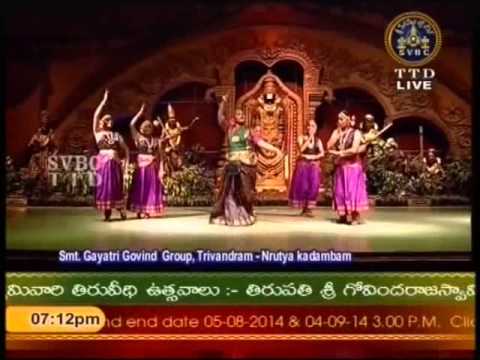 Bharathanatyam Gayathri Govind 07 Bowli Thandanana Annamayya - YouTube
